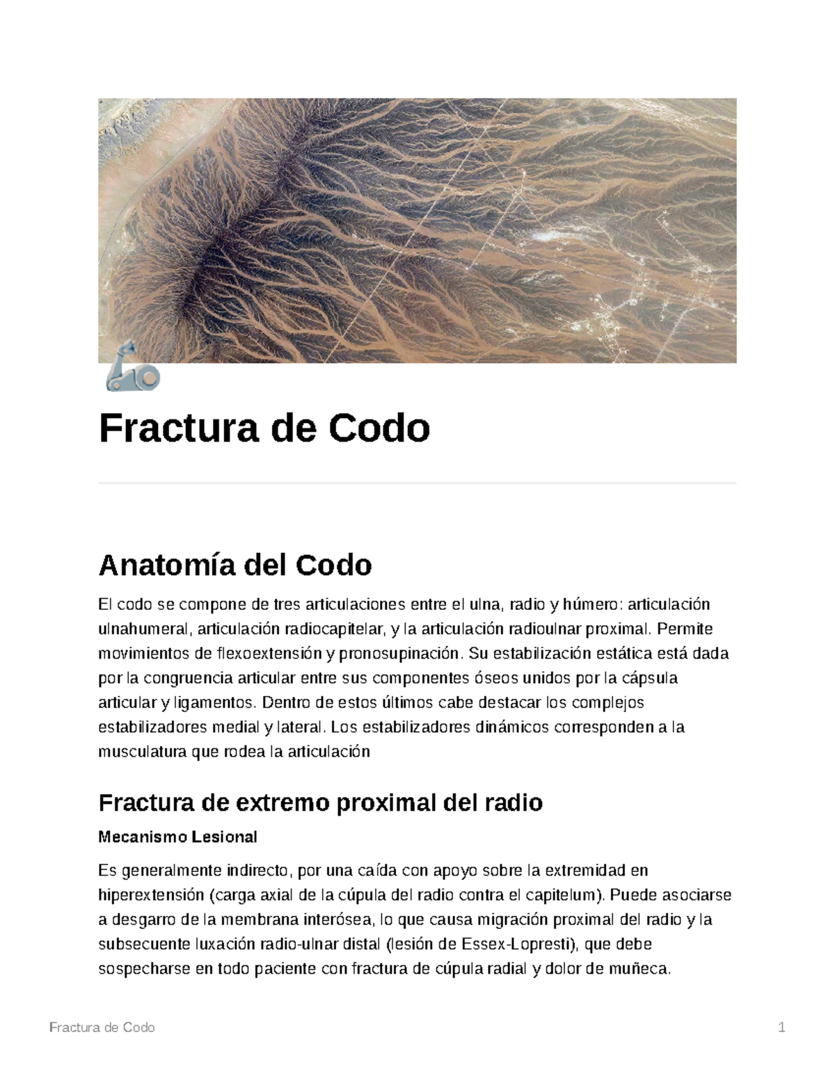Fractura de codo - ì Fractura de Codo Anatomía del Codo El codo se ...