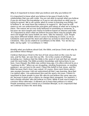 Worldview Definition Assignment - ” (Hindson, p) A person’s worldview ...