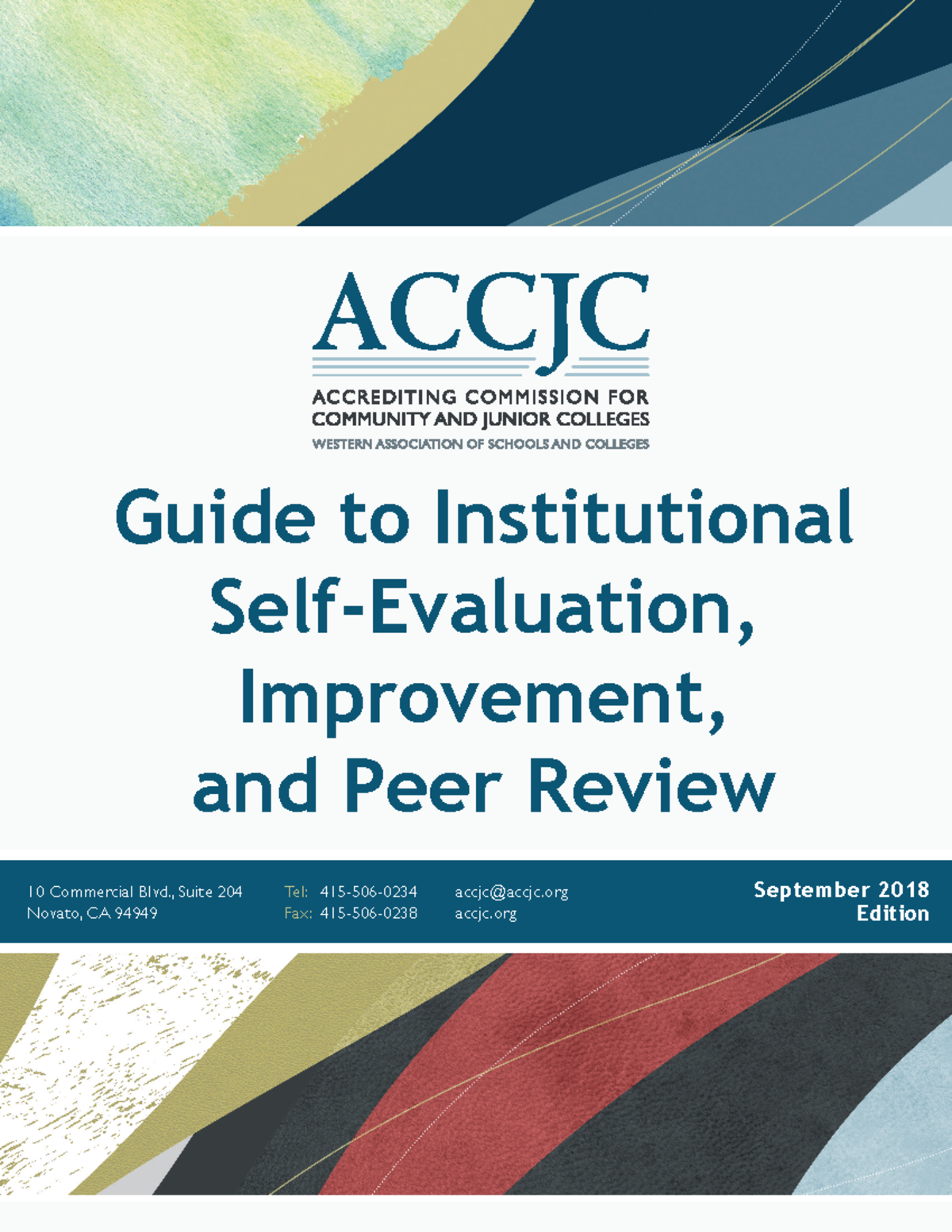 Guide to Institutional Self Evaluation Improvement and Peer Review ...