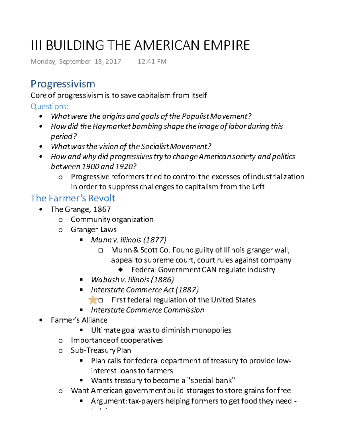 Building THE American Empire 3 - III BUILDING THE AMERICAN EMPIRE ...