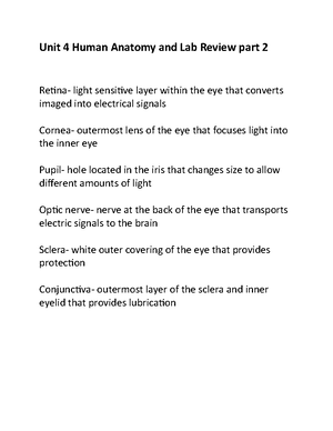 Peripheral and autonomic nervous system lab part 3 - Peripheral and ...