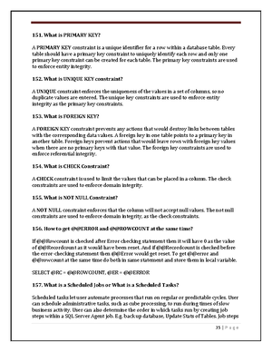 SQL Practice-28-30 - Can we disable a trigger? If yes, how? Yes, we can disable a trigger in PL ...