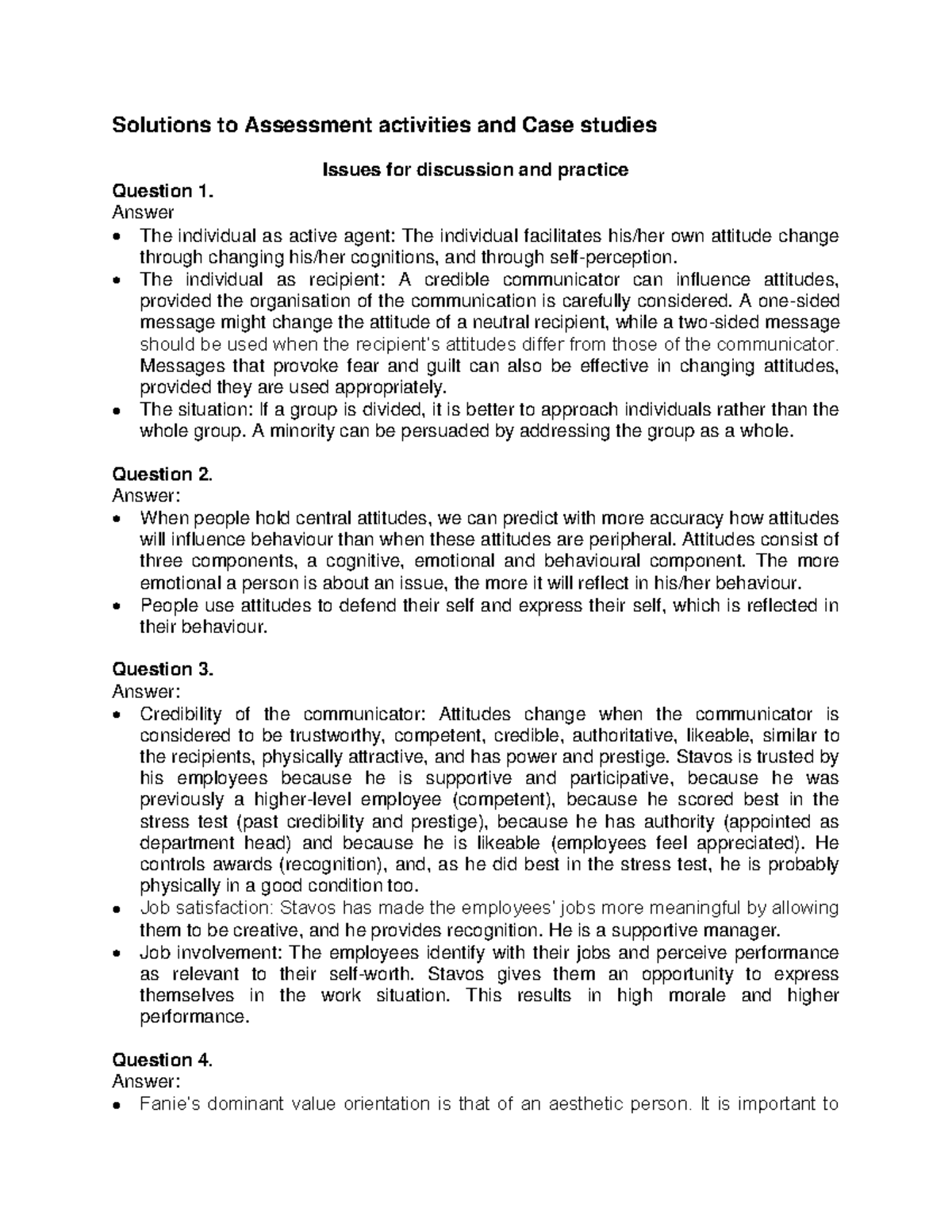 Sample/practice exam 2018, answers - Solutions to Assessment activities ...