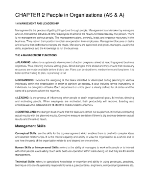 Chapter 4 Operations Management AS and A Level - 4. OPERATIONS AND ...
