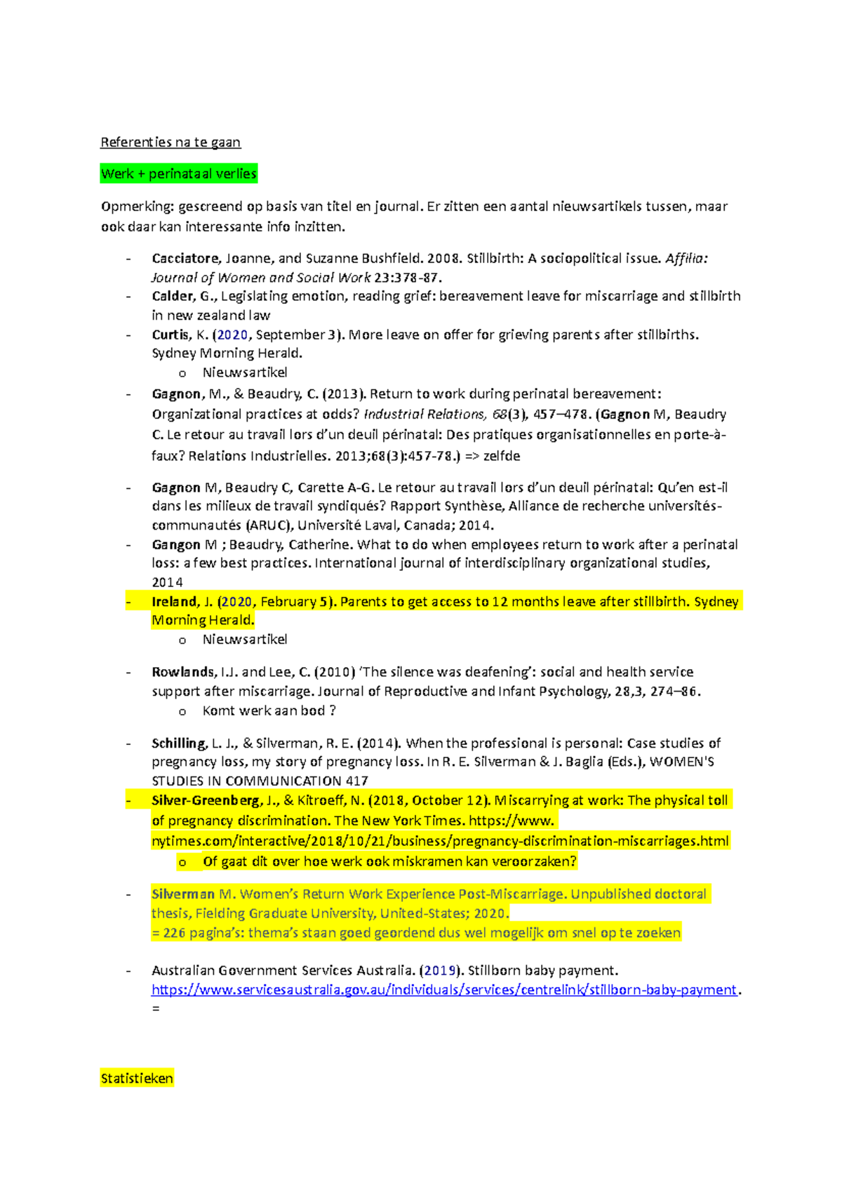 Artikels-om-na-te-kijken - Referenties na te gaan Werk + perinataal ...