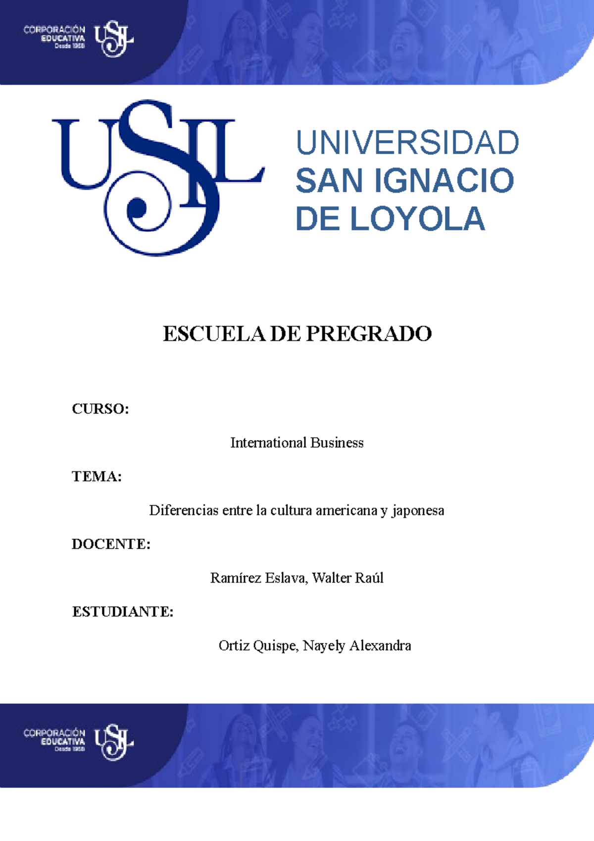 Inter. Business - Diferencias entre la Cultura americana y japonesa ... Inter. Business - Diferencias entre la Cultura americana y japonesa ...