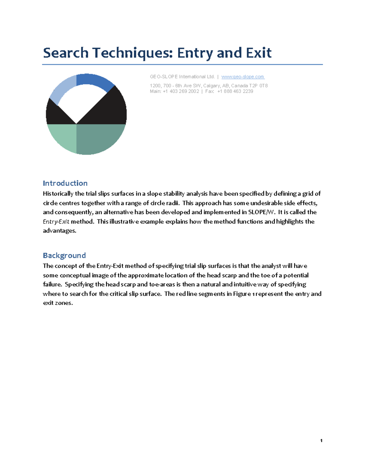 Search Techniques Entry Exit - Search Techniques: Entry and Exit GEO ...