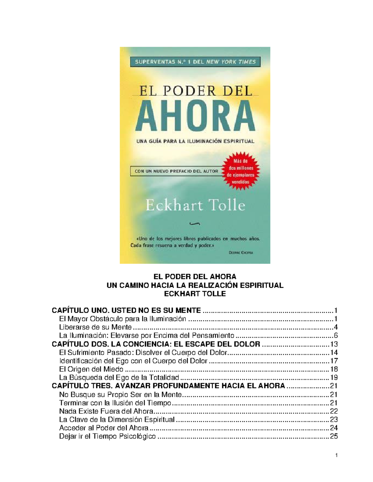 El poder del ahora - Errfhggjj yyfgg - EL PODER DEL AHORA UN CAMINO ...