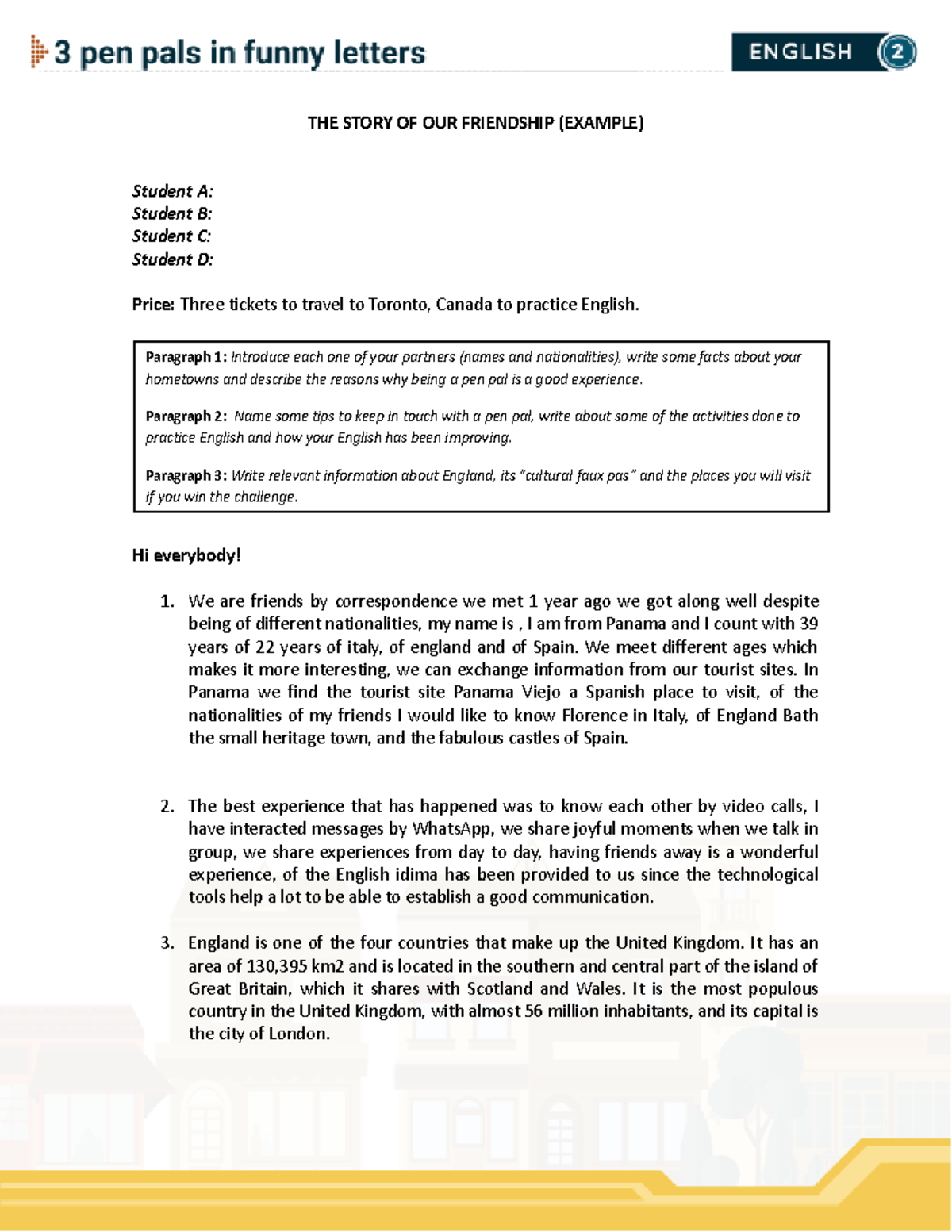 2 Collaborative Project Phase 2 - THE STORY OF OUR FRIENDSHIP (EXAMPLE ...