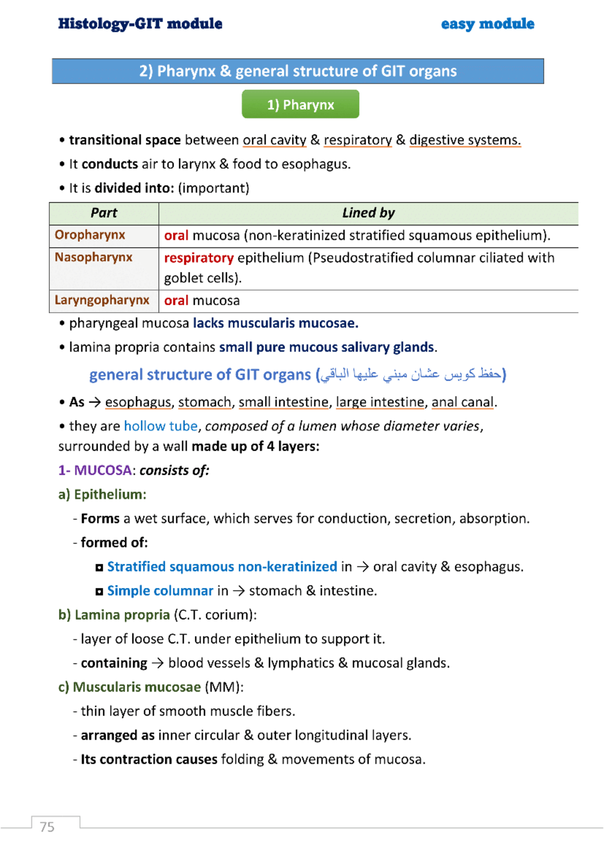 Histo lec 2 - General Histology - Studocu