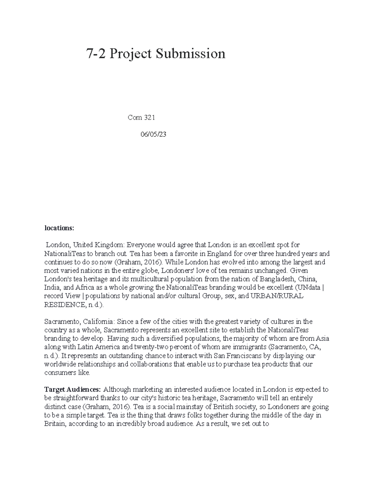 7 -2 project com 321 - 7-2 - 7-2 Project Submission Com 321 06/05 ...