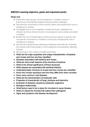 BM1011 Nervous System - BM1011:03 - Studocu