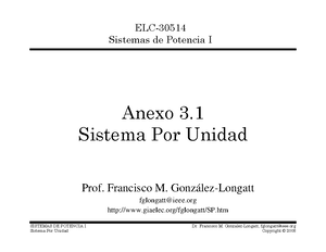 Sistema por Unidad PU - Ejercicios resueltos - Sistema por Unidad – PU Ejemplos Para el ...