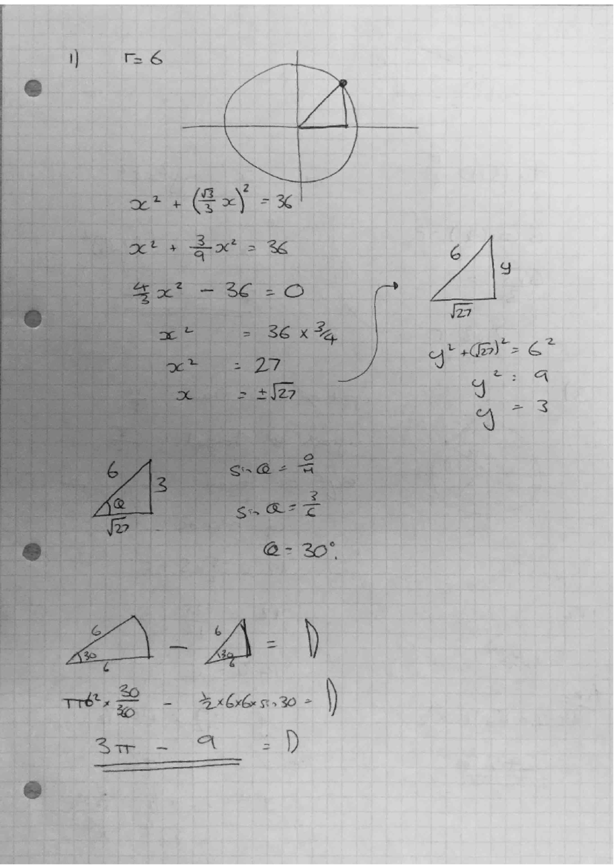 Equation of a circle questions answers - Studocu