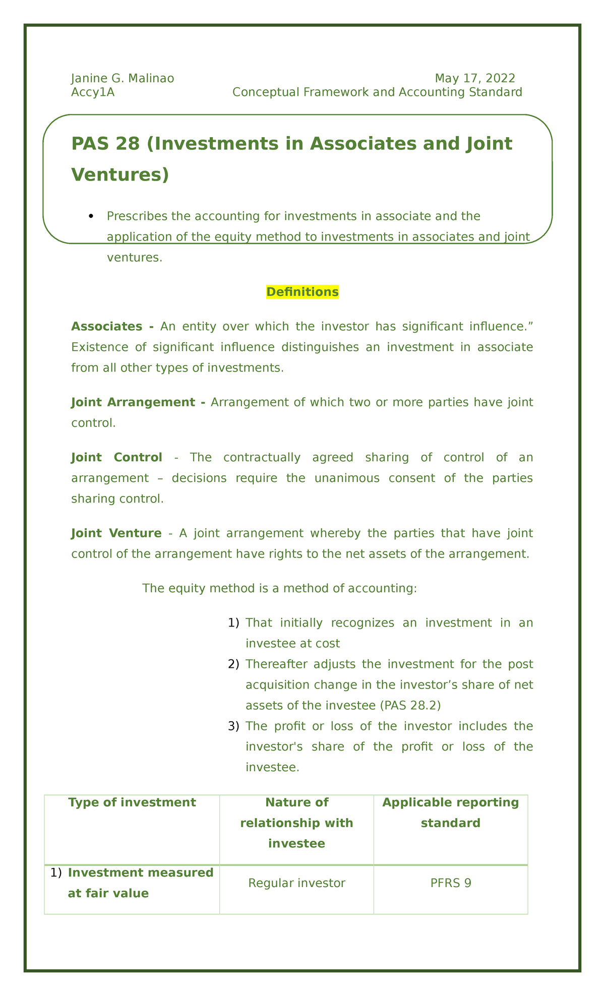 22 - PAS 28 (Investments in Associates and Joint Ventures) - Janine G ...