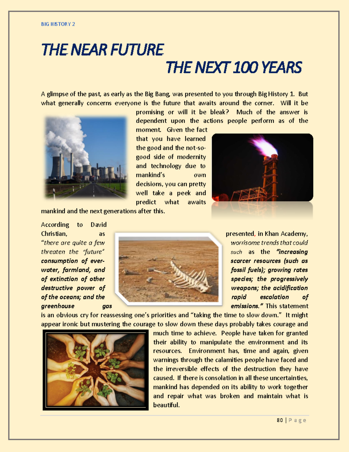 Bighis T9 - THE Future - This a lecture note and a module that can be ...