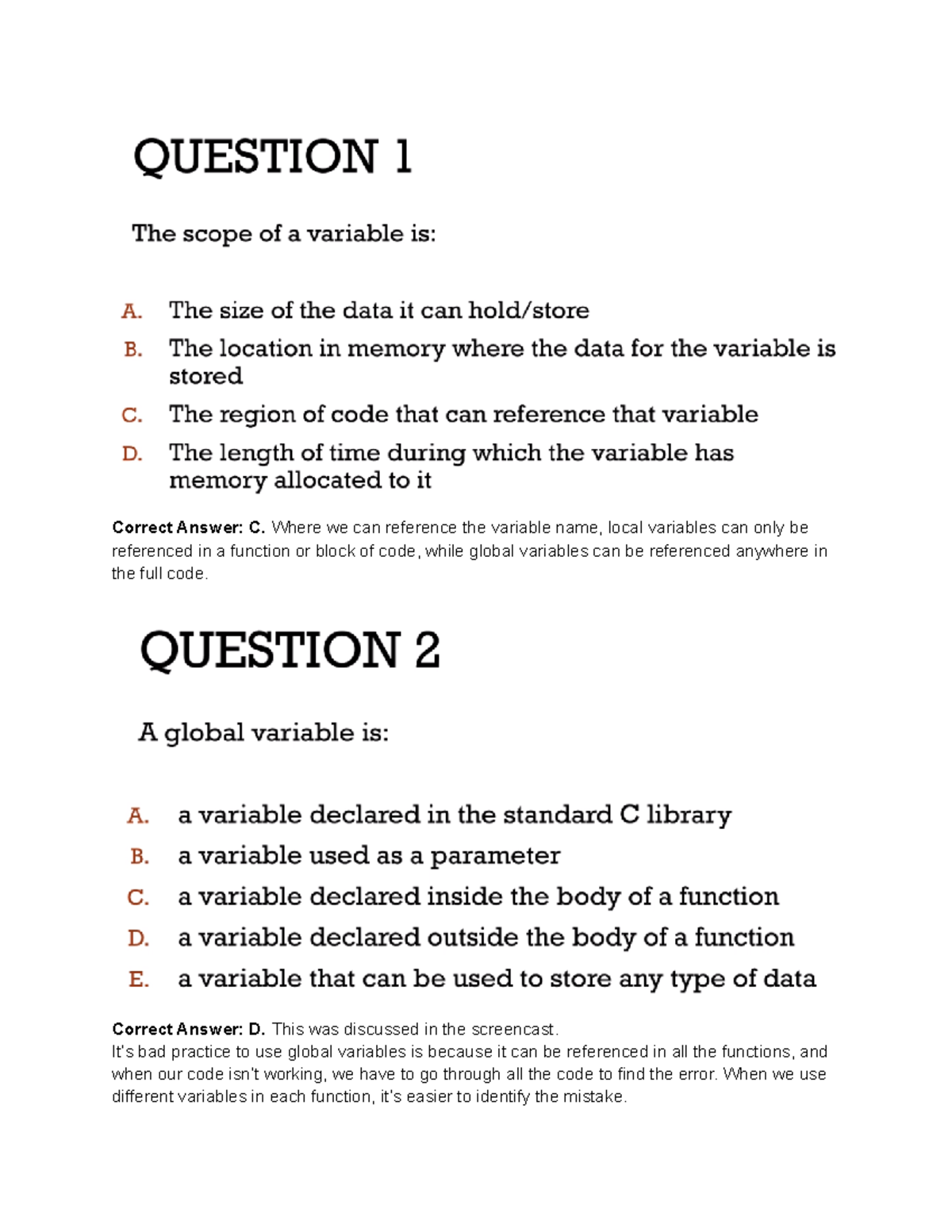 APSC 160 Oct 19 Lecture Notes & IClicker Answers - APSC 160 - UBC - Studocu