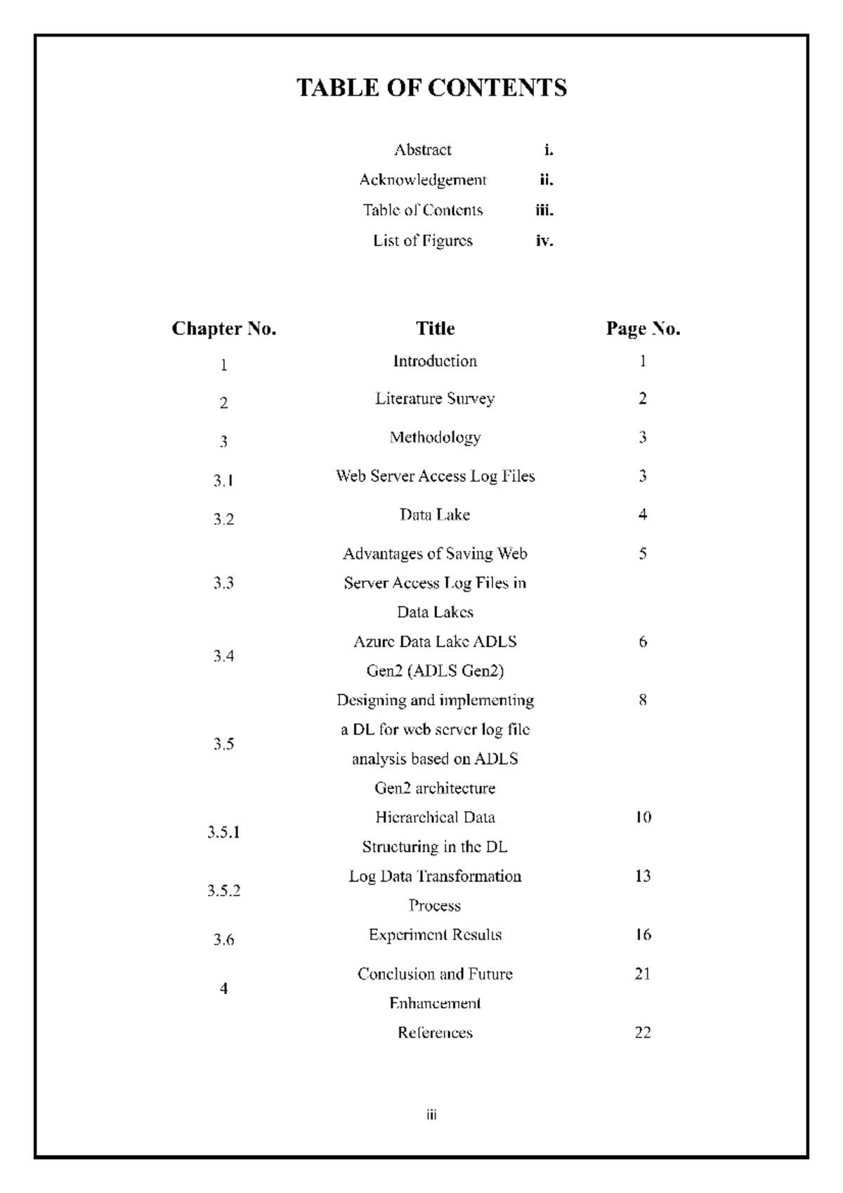 Data Lake architecture for storing and transforming web Access log files - Technical Seminar ...
