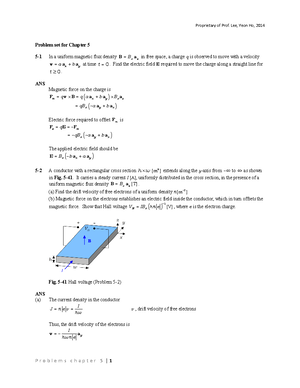 ProblemsProblems solution chapter1_10 - Problem set for Chapter 6 6-1 Find the electromotive ...