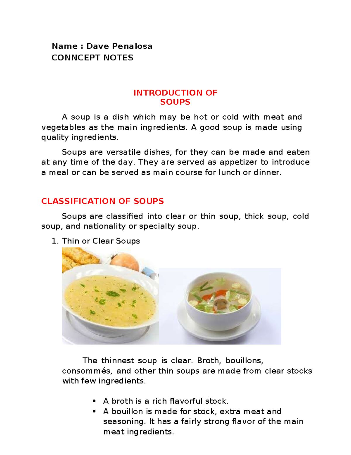 Concept- Notes - Name : Dave Penalosa CONNCEPT NOTES INTRODUCTION OF ...