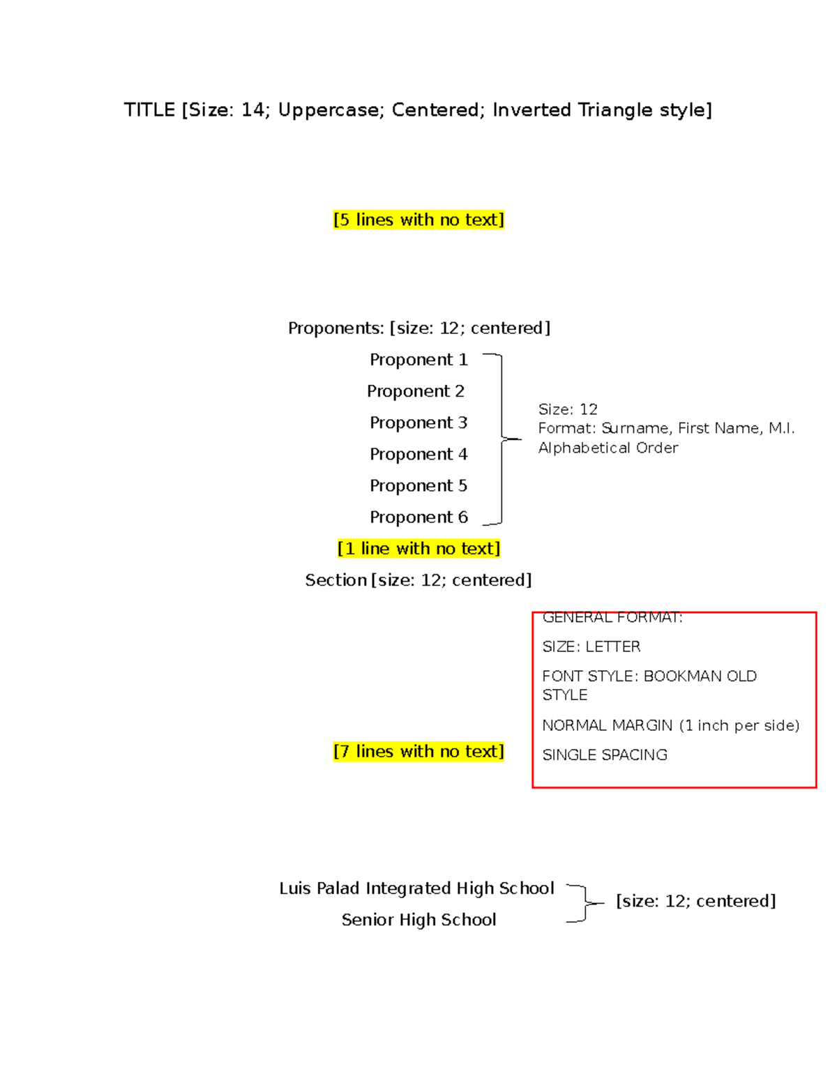 Template Practical Research 1 Chapters 1to3 - TITLE [Size: 14 ...