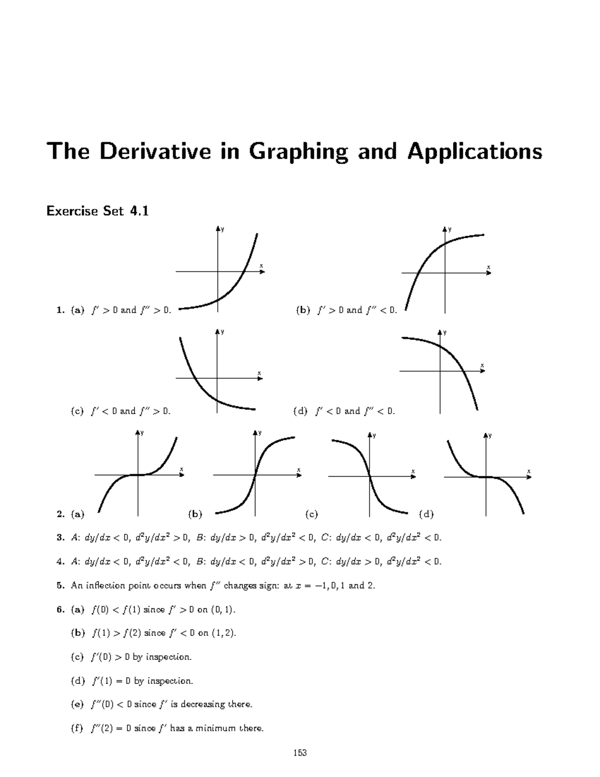 Calculus Manual Chapter 4 - The Derivative in Graphing and Applications ...