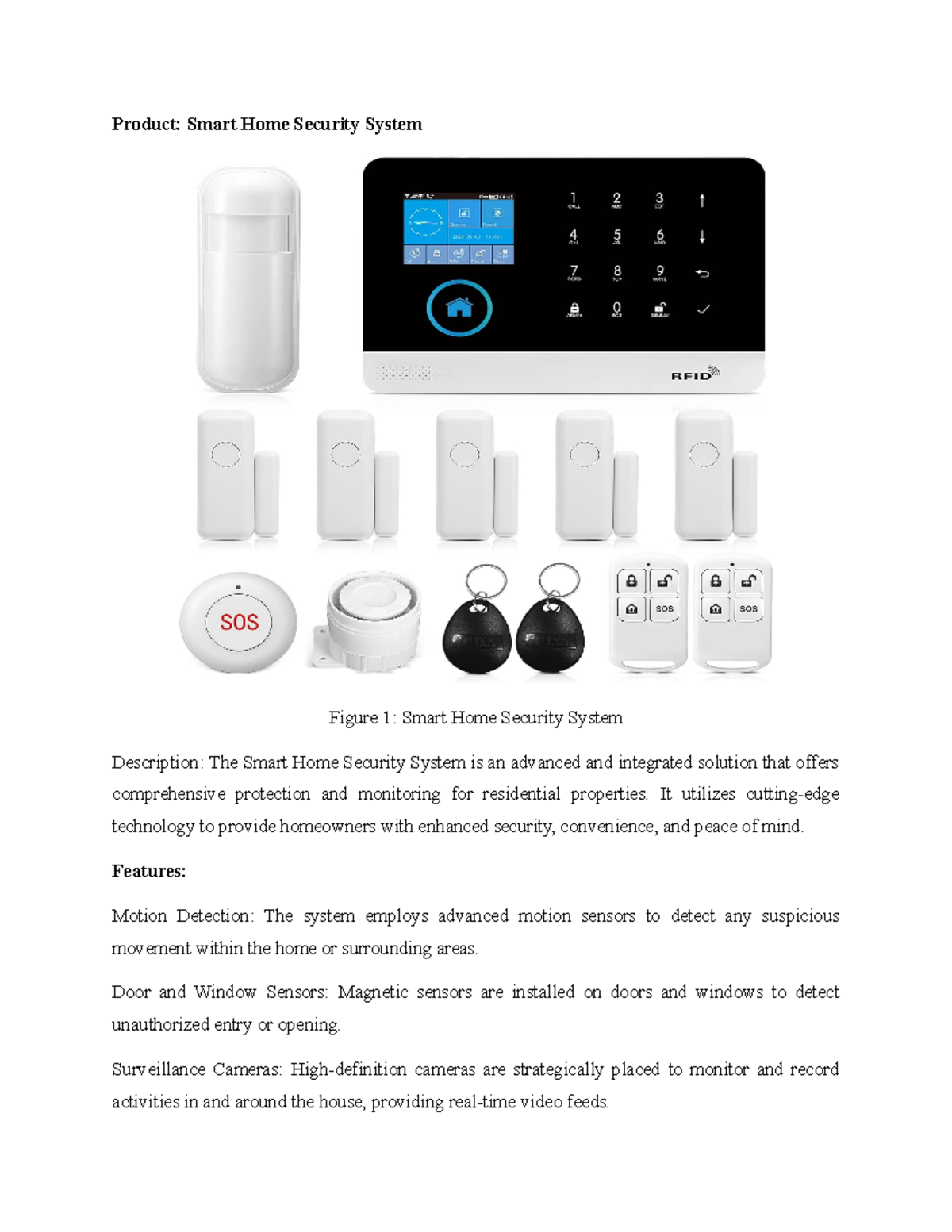 Smart Home Security System - It utilizes cutting-edge technology to ...