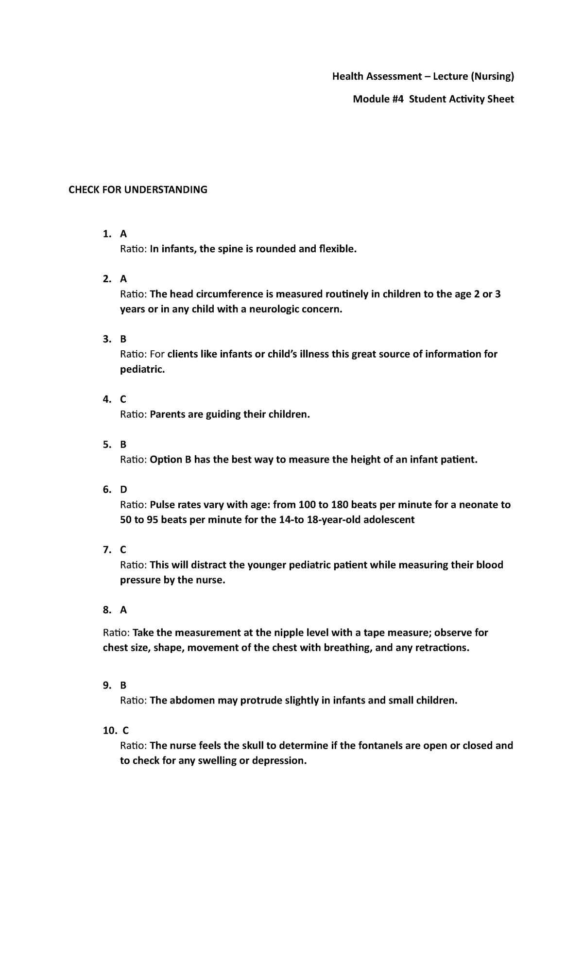Document - Hope it helps!! - Health Assessment – Lecture (Nursing ...