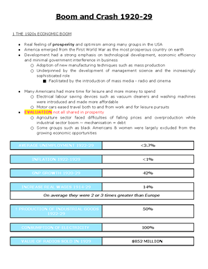 Social Issues 1920-50's notes - Social Issues 1920-50's Immigration ...