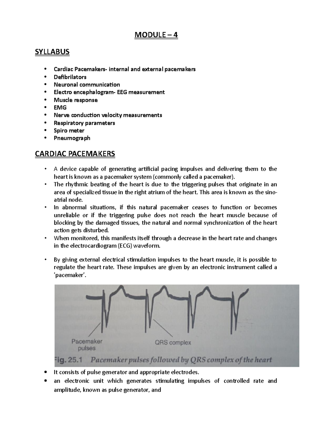 Module 4 - its a study material of biomedical and instrumentation for ...