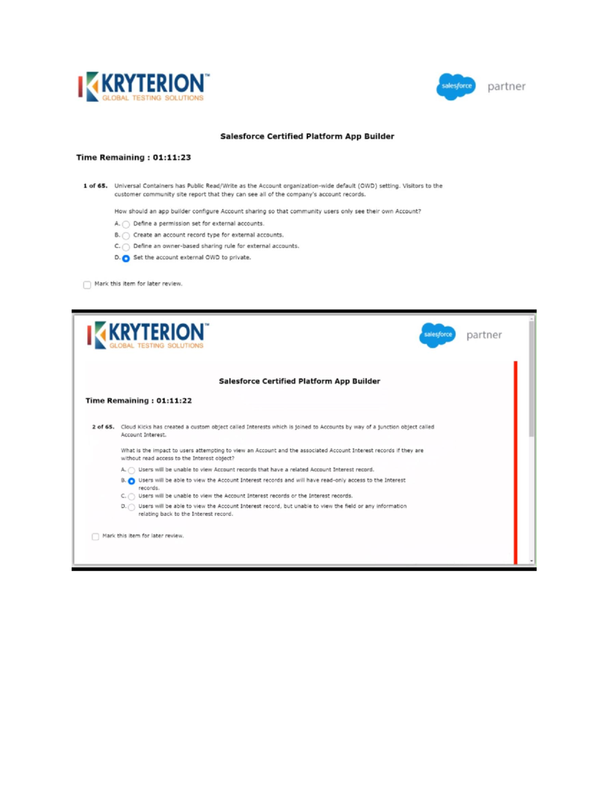 App Build WI23 Set2 - IZK RYTERION' partner & « OBAL TESTING SOLUTIONS ...