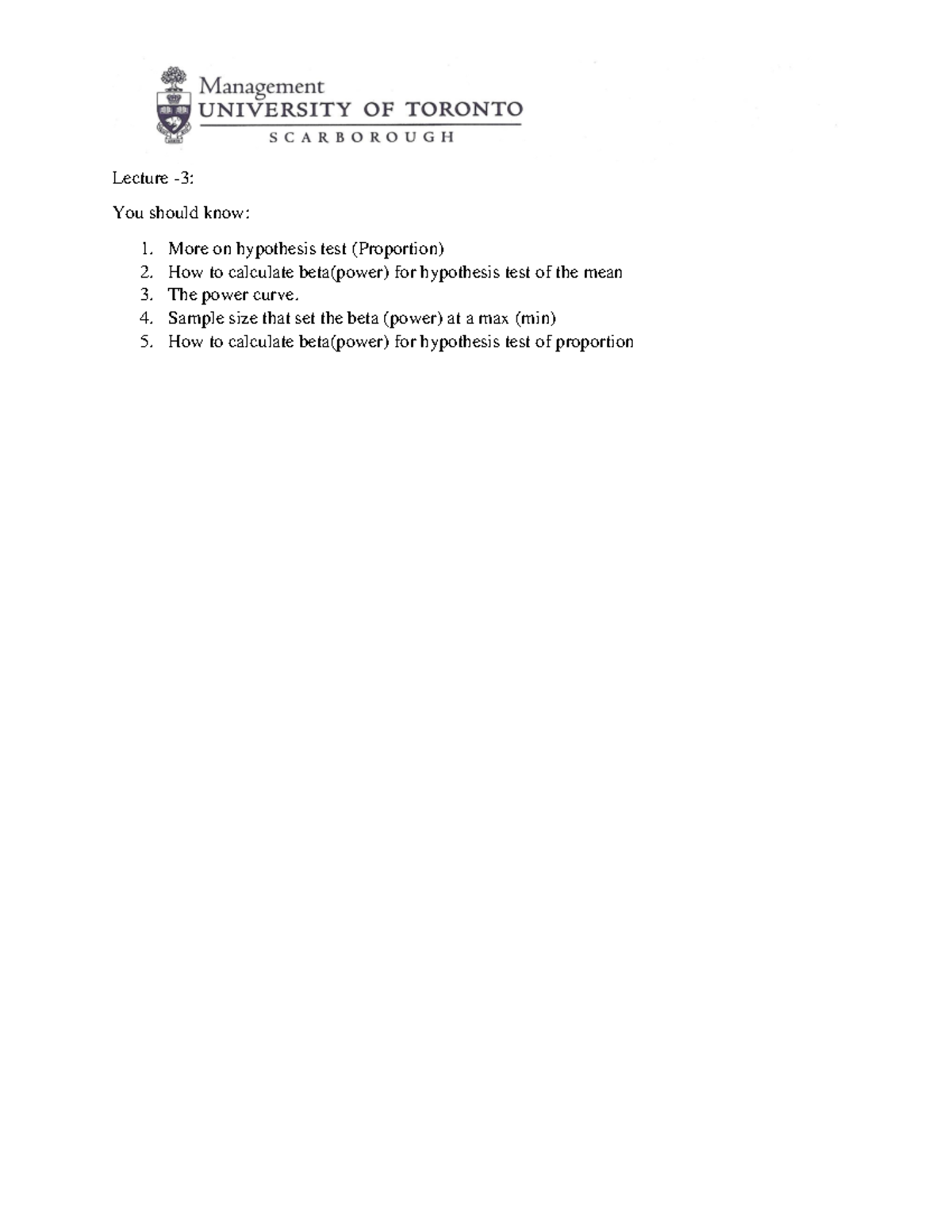 Lecture-3 - Practice - Lecture - 3 : You should know: 1. More on ...