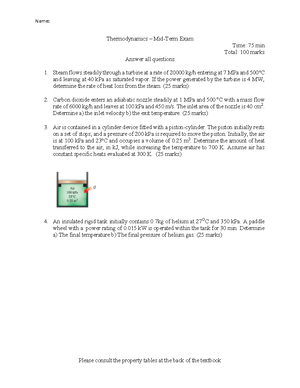 Thermodynamics - absolute pressure [ Pgage = Pabs Patm actual pressure ...