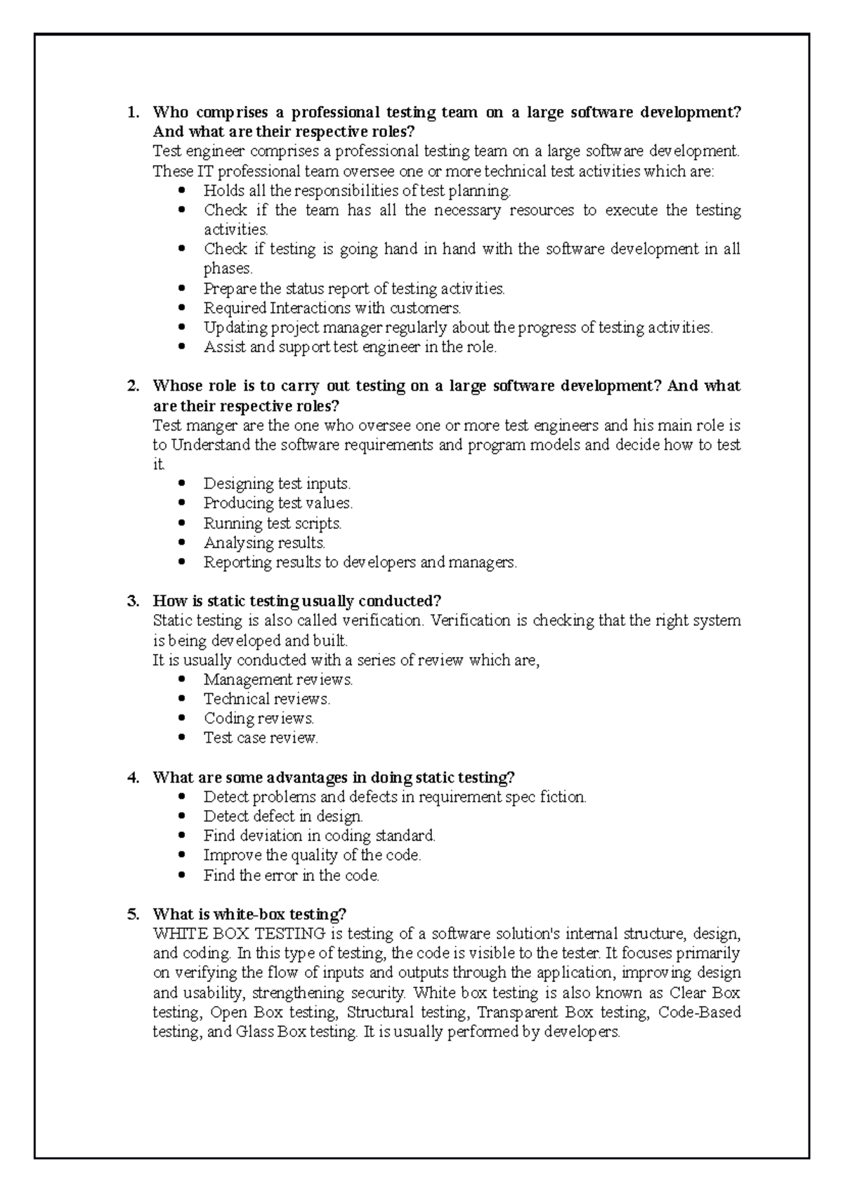 practical 3 week 3 solution itech7409 software testing federattion ...