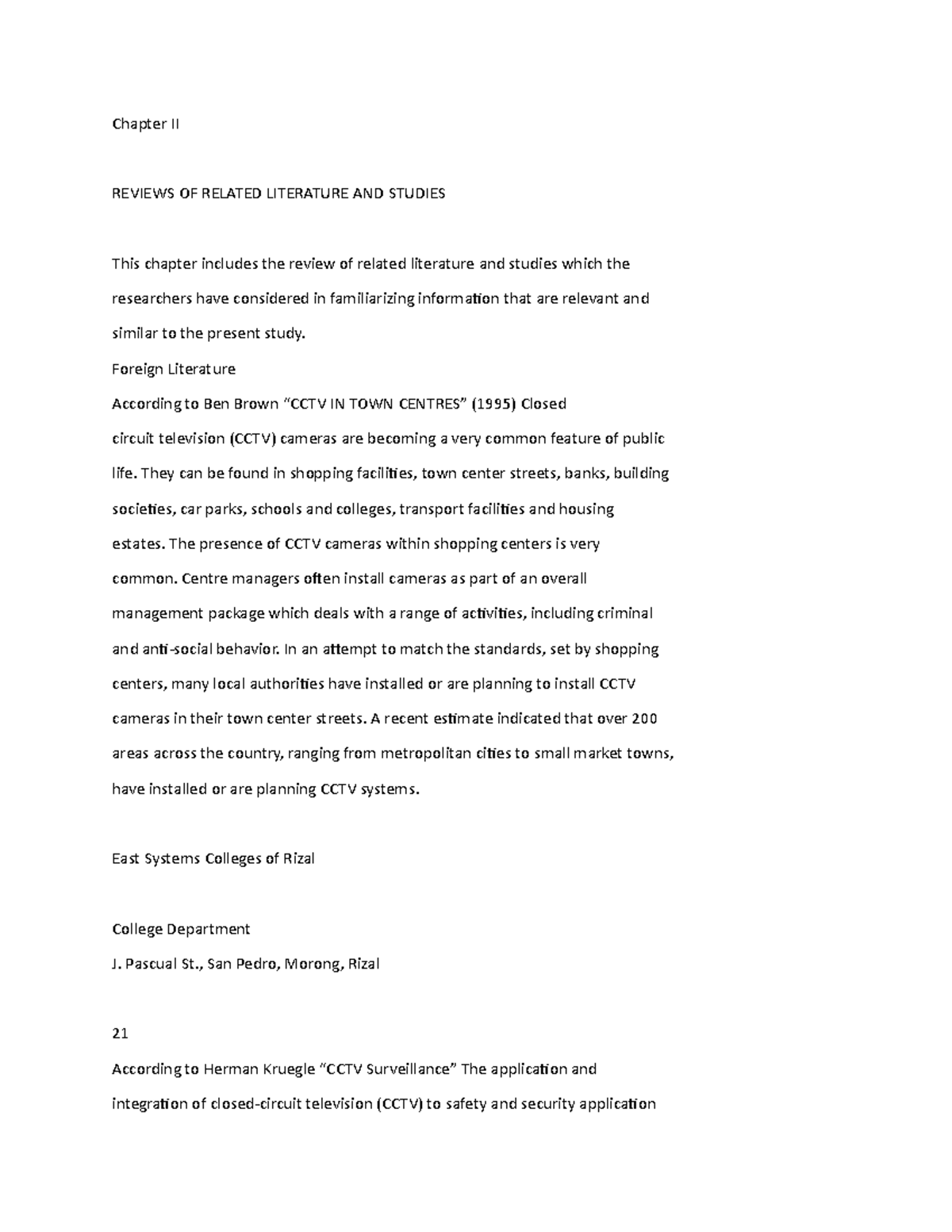 Chapter 2 - research - Chapter II REVIEWS OF RELATED LITERATURE AND ...