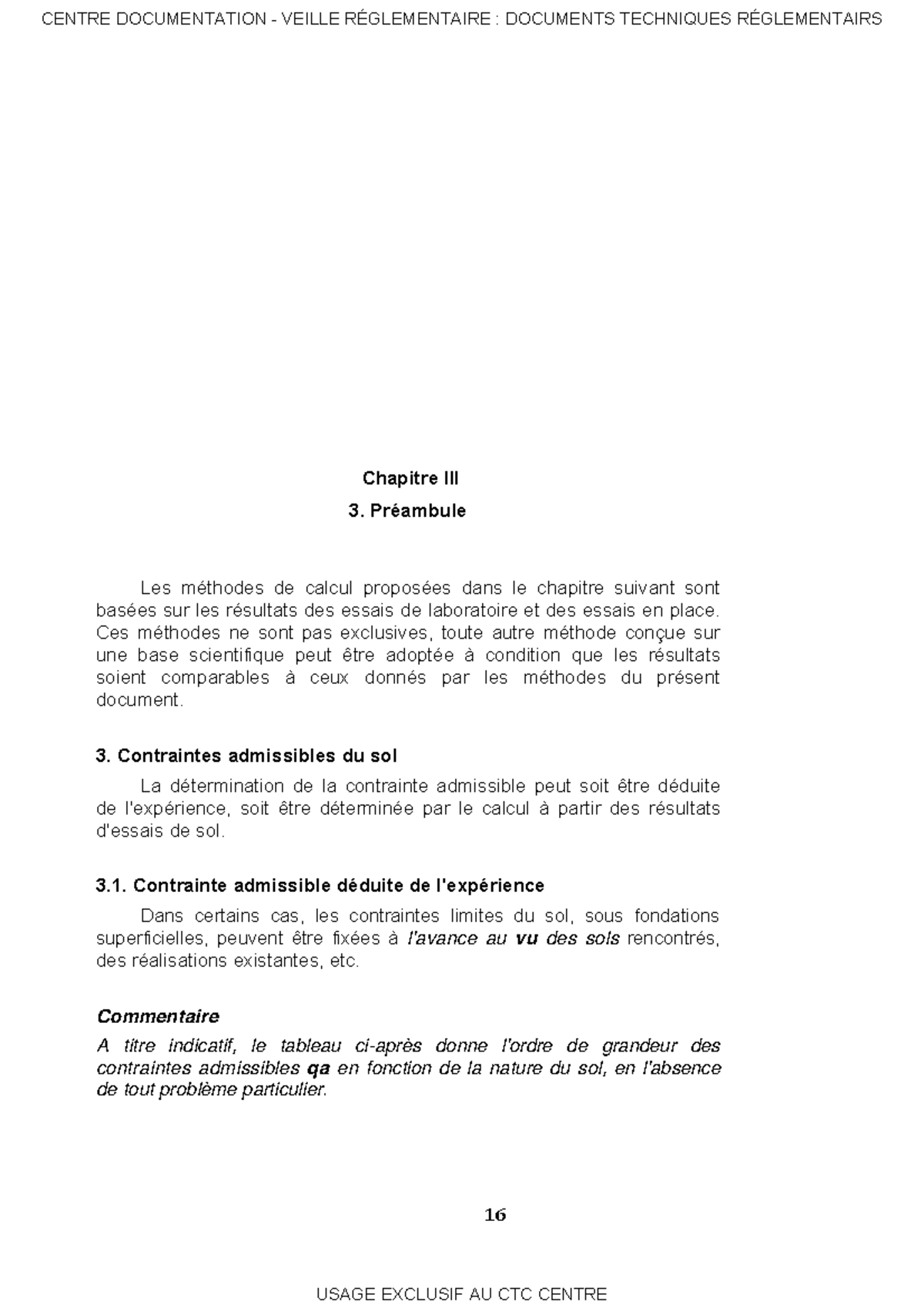 Régle de calcul des semelles superficielles-2 - Chapitre III 3 ...