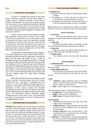 PE 3 - Badminton 3 - BADMINTON (Individual/Dual Sports) Badminton is a ...