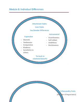 Module 2-Attachment Theory - Module 2: Attachment Theory Attachment o ...