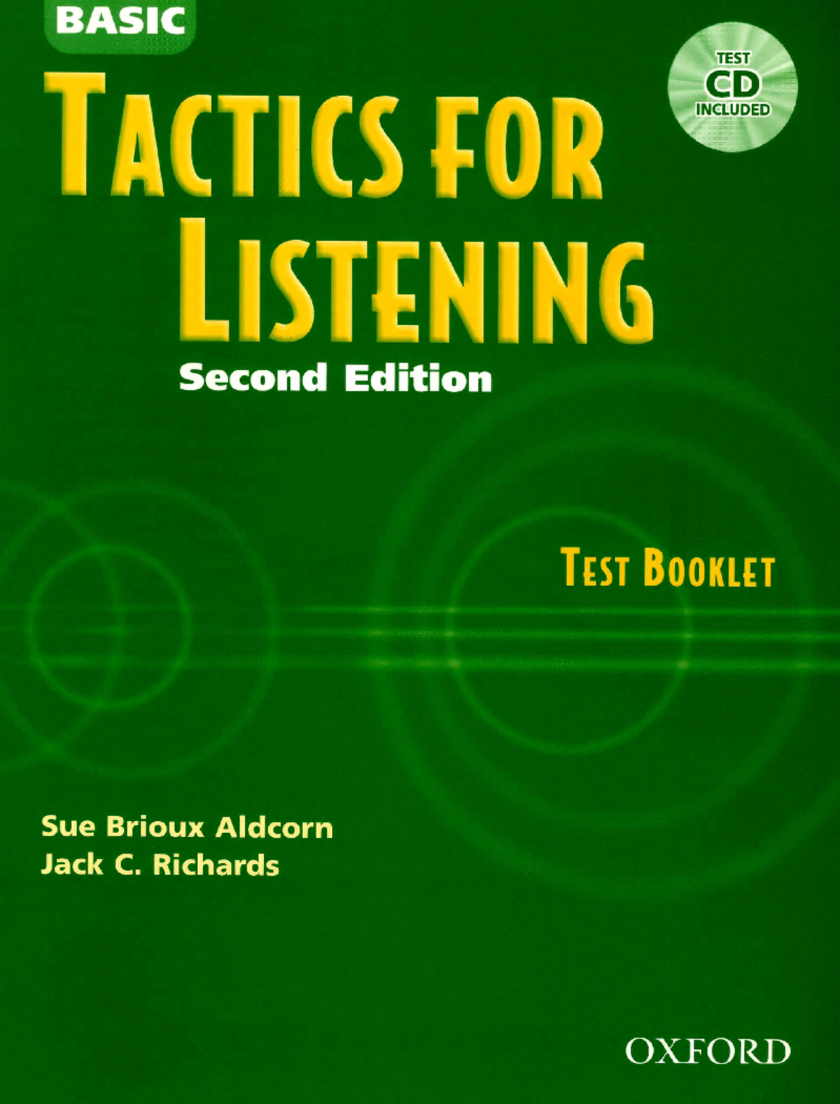 Basic Tactics for Listening Test Booklet with Audio CD by Jack C ...