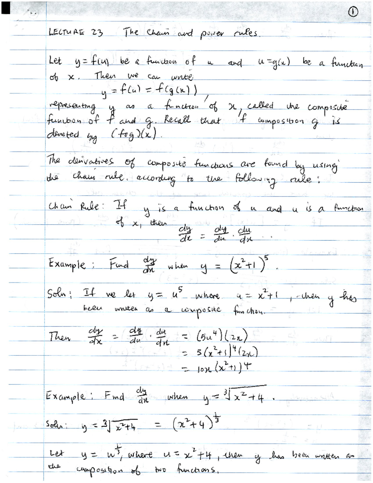 Lecture 23 - All you will need notes for applied maths for business ...