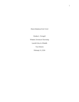 WGU D482 TASK 1 - D Task 1 Martin Whitcomb Student ID: 000767423 ...