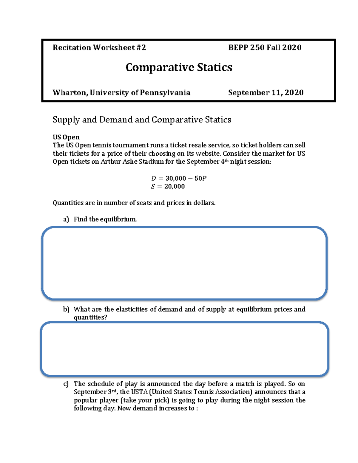 Recitation-02 - week 2 recitation assignment - Recitation Worksheet #2 ...