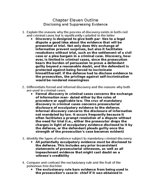 Chapter 3 Outline - Chapter Three Outline State Courts Outline the four ...
