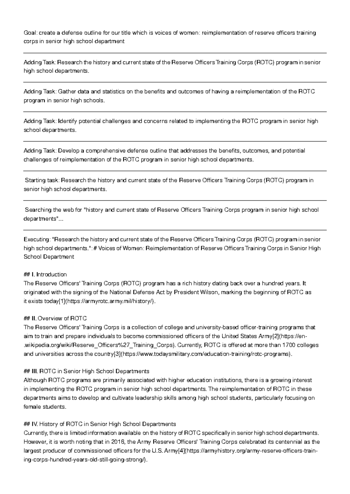 My-document - research - Goal: create a defense outline for our title ...