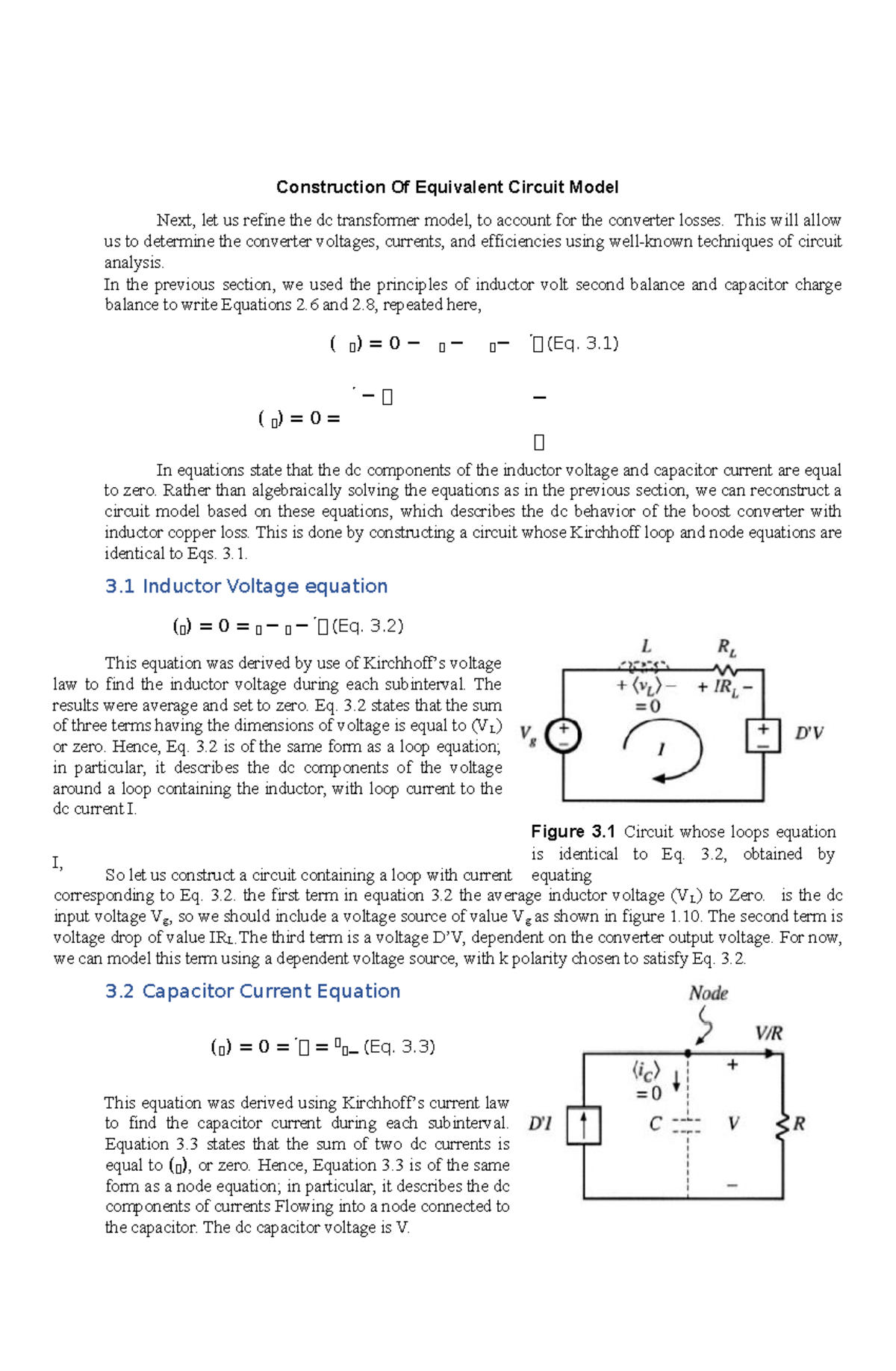 Construction Of Equivalent Circuit Model - This will allow us to ...