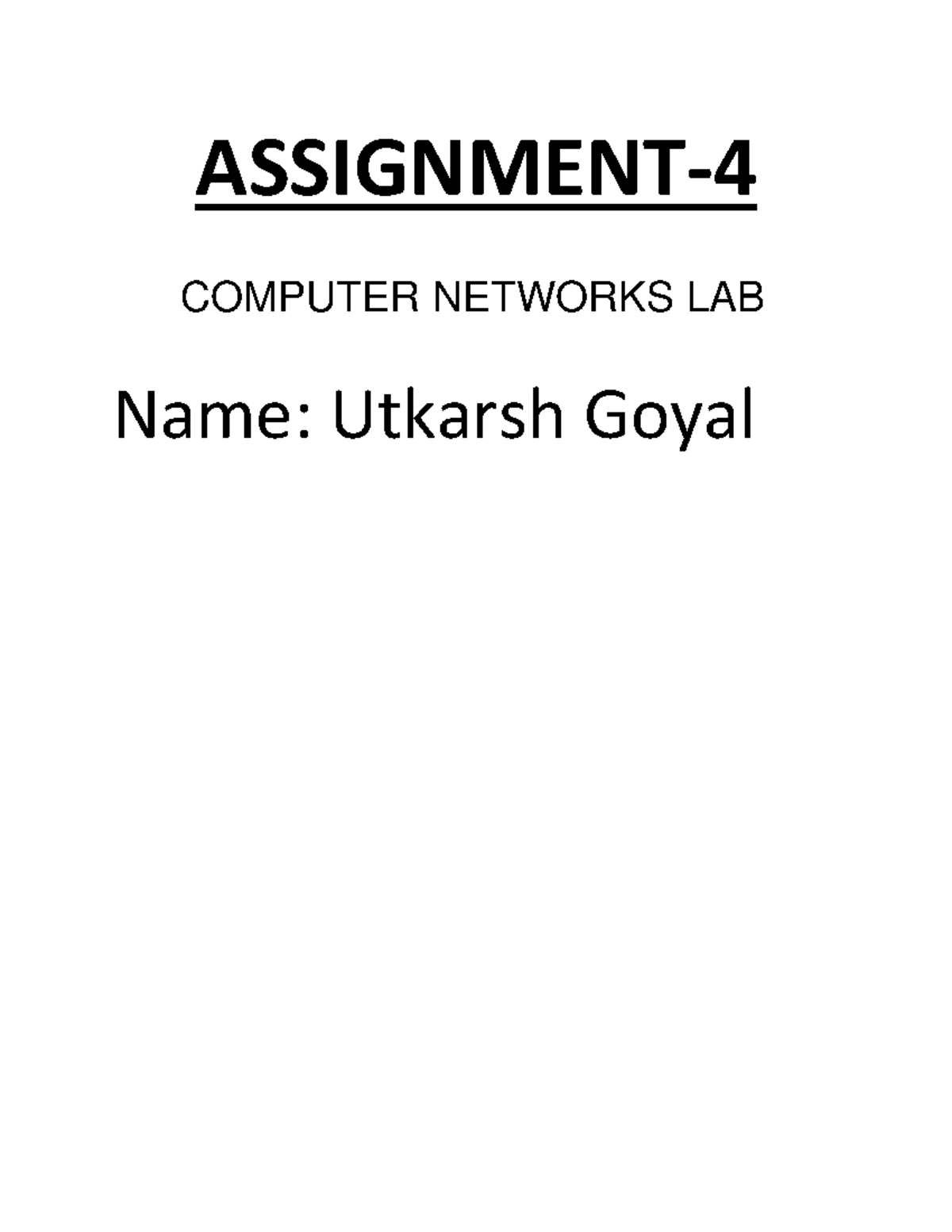 Network Lab 4 Answer Assignment Dccn Lab Name Utkarsh Goyal Reg 19bit Q1 A Tcpip Socket