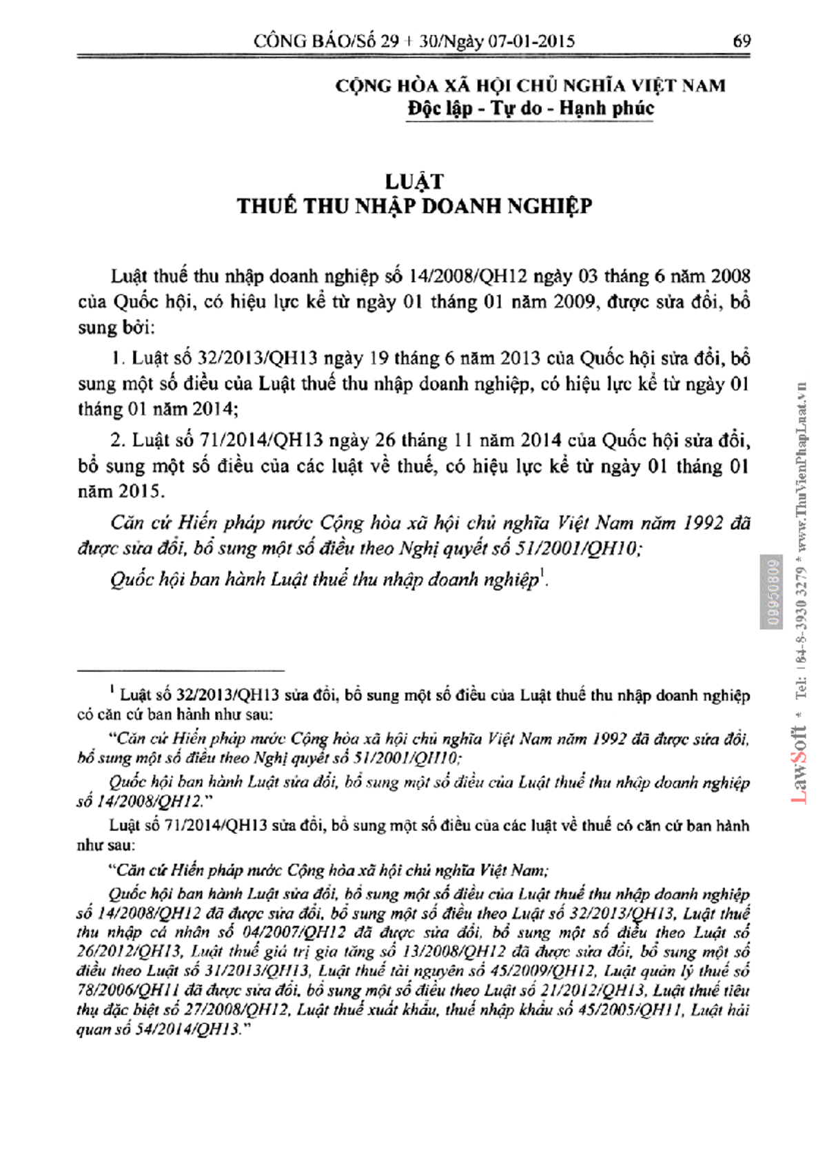 14 VBHN-VPQH TNDN - 14 VBHN - Taxation - Studocu