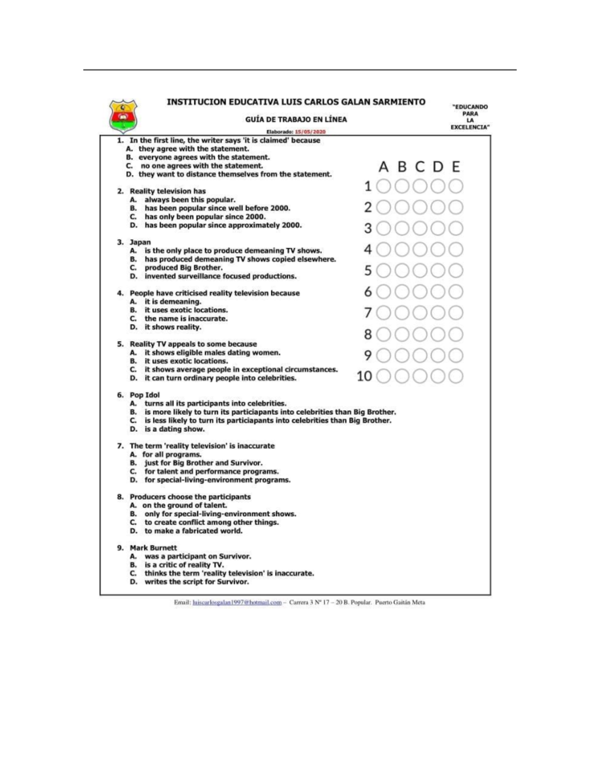 Doc2 ing - TRABAJO ESCRITO - Fundamentos de Administración - Studocu