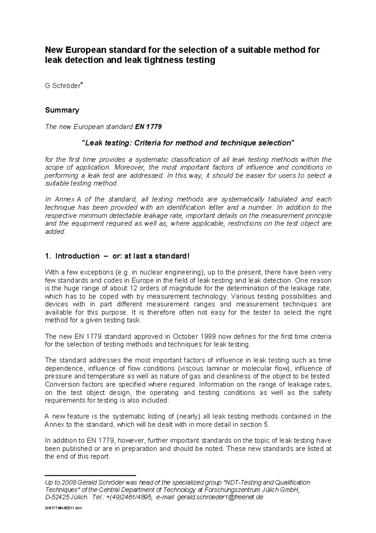 Leakage testing EN1779-English - New European standard for the ...