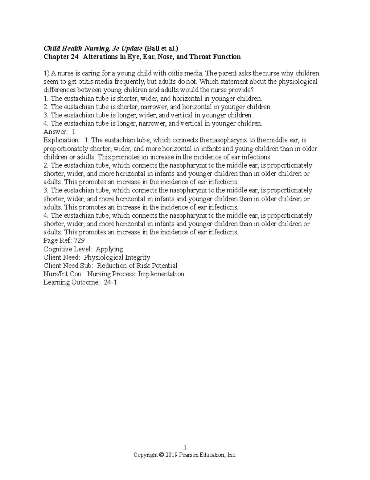 0134626133 CH24 TB - Child Health Nursing, 3e Update (Ball et al ...